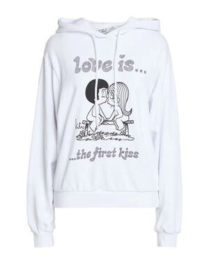 GAELLE PARIS Sweatshirt Size Cotton, Polyester - White