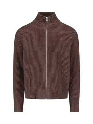 BERNER KUHL Cardigan Zip "shrunk - Brown