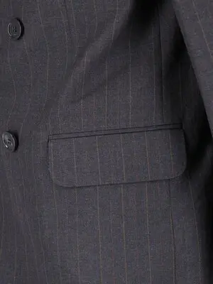 AMI Paris Double-breasted Blazer In Virgin Wool