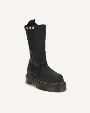 Rick Owens Quad Sole Pull On Boots