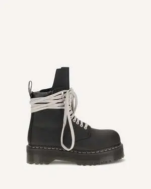 Rick Owens Quad Sole Steel Boots - Black