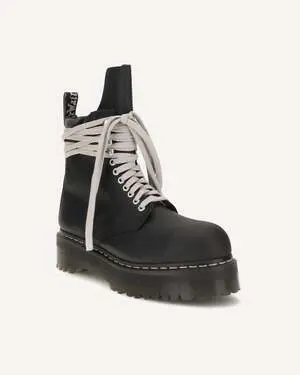 Rick Owens Quad Sole Steel Boots