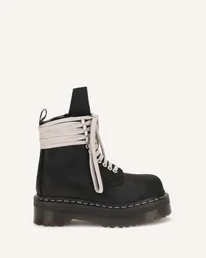Rick Owens Quad Sole Steel Boots - Black
