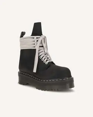 Rick Owens Quad Sole Steel Boots
