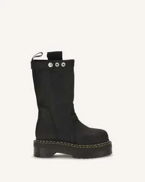 Rick Owens Quad Sole Pull On Boots - Black