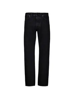 Stone Island Regular Straight-leg Jeans - Black