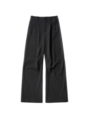 MAISON MARGIELA Pinstriped Trousers - Grey