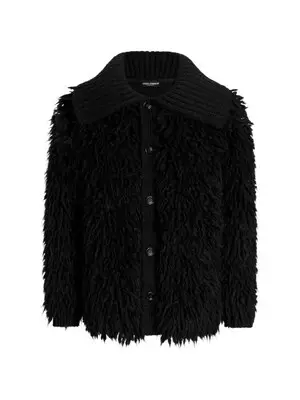 Dolce & Gabbana Faux-fur Effect Cardigan