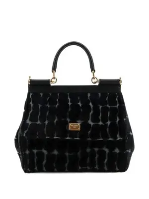 Dolce & Gabbana Leopard-print Sicily Shoulder Bag