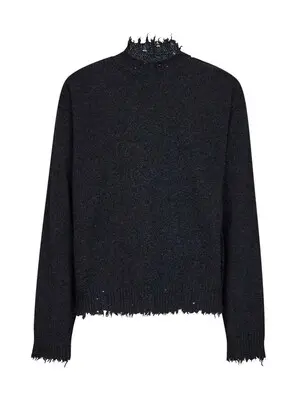 UMA WANG Distressed-effect Sweater