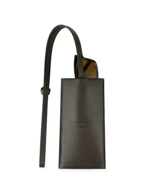 Givenchy Antigona Leather Sunglasses Case With Embossed Logo