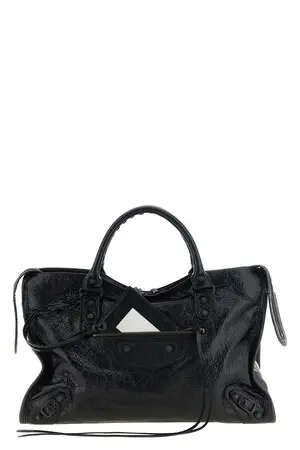 Balenciaga Le City M' Handbag - Black