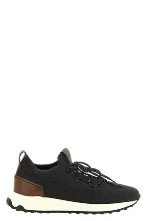 TOD'S Stretch Fabric Sneakers - Gray