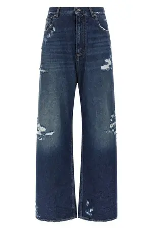 Dolce & Gabbana Wide Leg Jeans - Blue