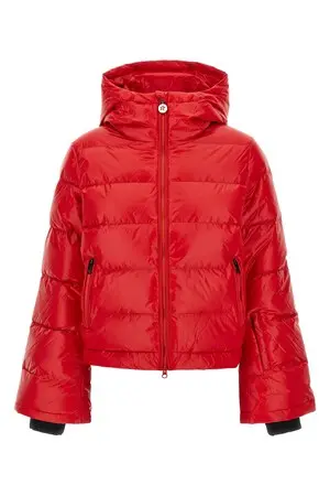 Perfect Moment Polar Flare' Down Jacket - Red