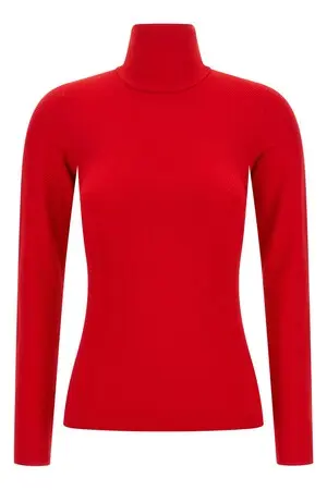 Perfect Moment Thermal Wolf Sweater - Red