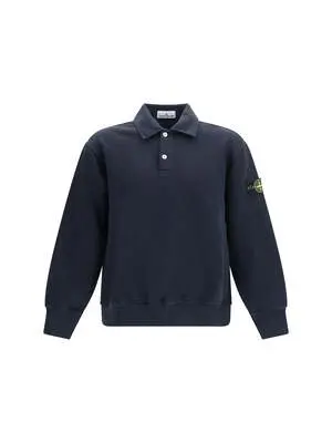 Stone Island 6100054 Tubular Cotton Sweatshirt - Blue