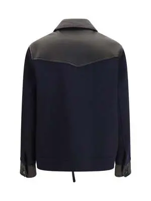 P.a.r.o.s.h Leather Trimmed Jacket