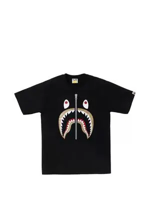 A BATHING APE Glitter Shark T-shirt - Black