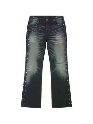 RtA Mael Stud-embellished Jeans - Blue