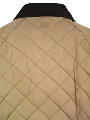 Max Mara Diamond-quilted Corduroy-collar Jacket