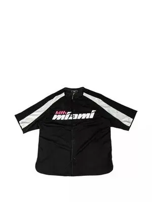 Kith Miami Willis Mesh Baseball Shirt