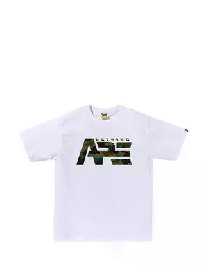 A BATHING APE 1st Camo Tactical Logo T-shirt - White