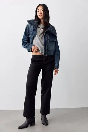 Free People We The Free City Scape Pants - Black