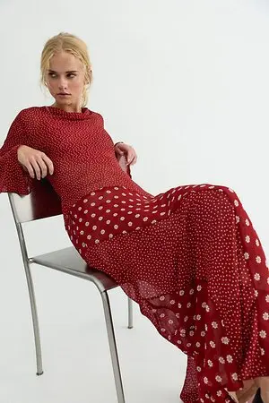 ROAME Hallie Maxi Dress - Red