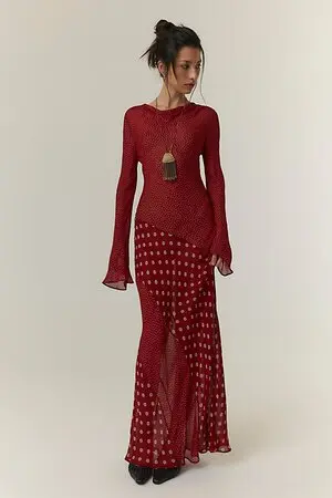 ROAME Hallie Maxi Dress - Red