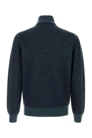 Brioni Melange Cashmere Blend Sweater