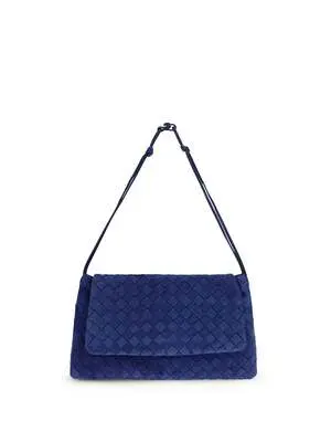 Bottega Veneta Giorno Shoulder Bag - Blue