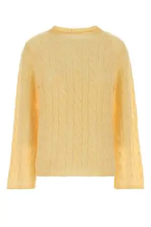 Guest In Residence Wool Blend Cable Sweater
