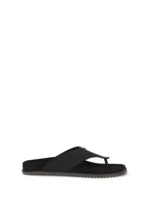 Dolce & Gabbana Logo Thong Sandals - Black