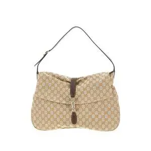 Gucci Large 'jackie Flap' Bag - Brown