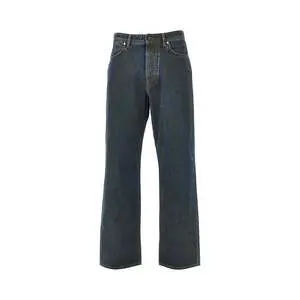 Stone Island Loose Fit Laser Pigt Indigo Denim Jeans - Blue