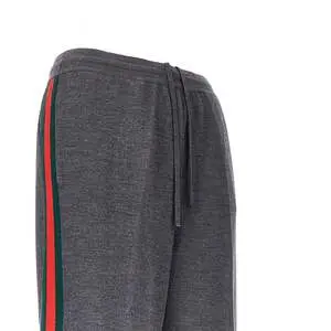 Gucci Knitted Pant With Web Band