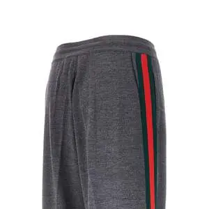 Gucci Knitted Pant With Web Band