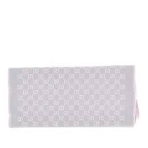 Gucci Gg Wool-blend Scarf - Grey