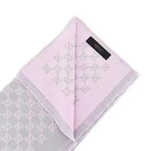 Gucci Gg Wool-blend Scarf - Grey