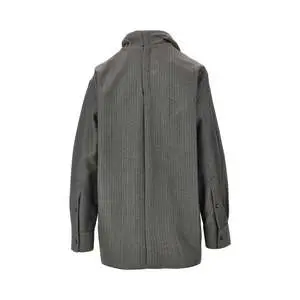 Bottega Veneta Pinstriped Wool And Mohair Blouse