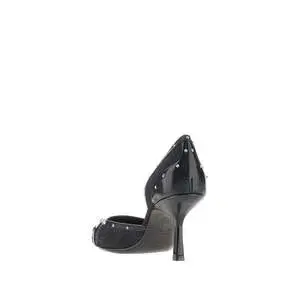 Gucci Gg Canvas And Leather 'savoy' Pumps