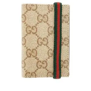 Gucci Coated Gg Canvas Bi-fold Cardholder