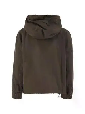 Max Mara Reversible Hooded Jacket - Brown