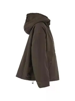 Max Mara Zanna Reversible Hooded Jacket - Brown