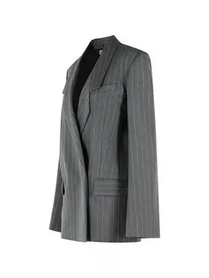 Sportmax Pinstriped Double-breasted Blazer