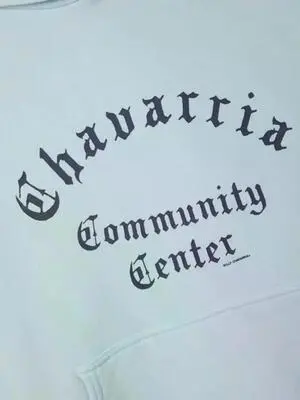 WILLY CHAVARRIA Logo-print Cotton Hoodie