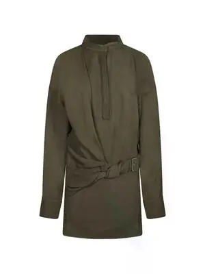 IRO PARIS Melva Belted Wrap Mini Dress
