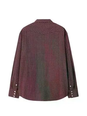 TONYWACK Check-print Western Shirt Jacket