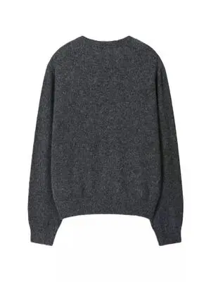 TONYWACK Shaggy Dog V-neck Sweater